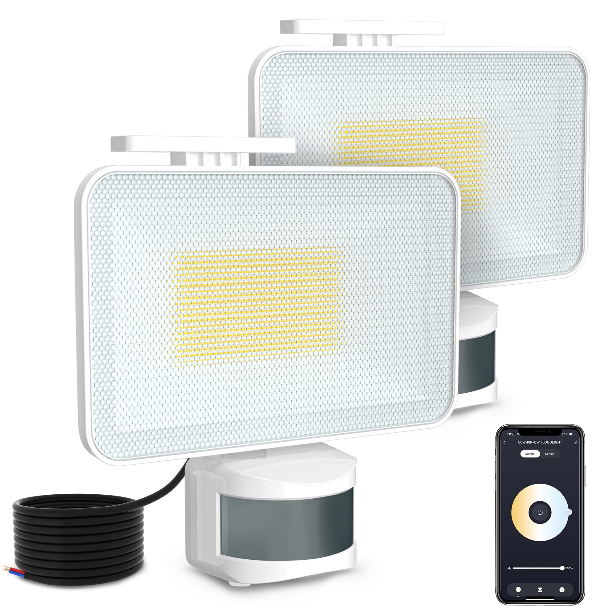 Zalap 50W Smart PIR Security Lights With Motion Sensor – zalap.com